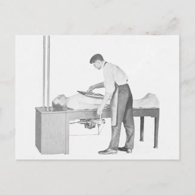 Vintage X-Ray Man Postcard | Zazzle