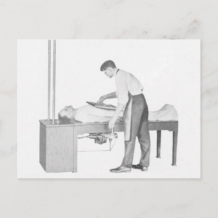Vintage X-Ray Man Postcard | Zazzle