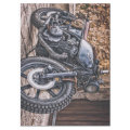 Vintage Yamaha Motorcycle Decoupage Tissue Paper | Zazzle
