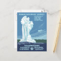 Vintage Yellowstone WPA Postcard | Zazzle