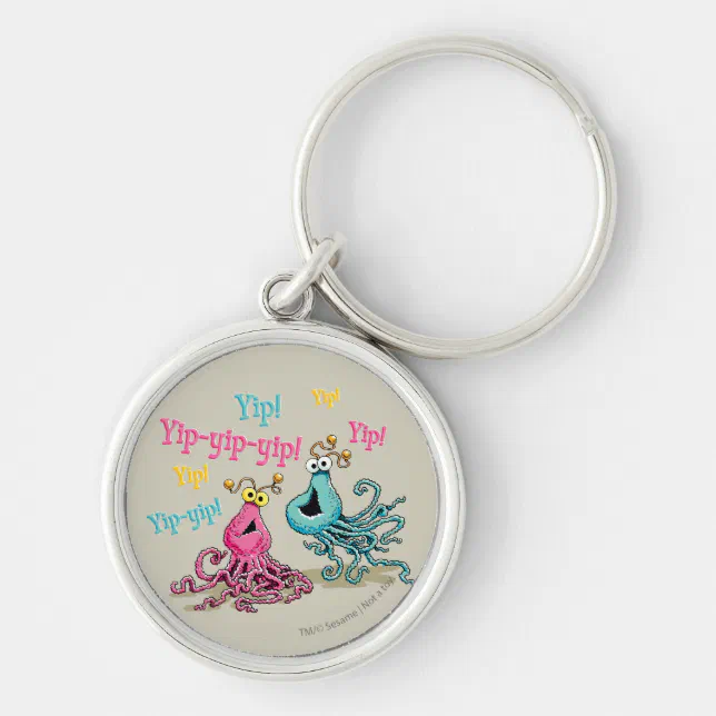 Vintage Yip-Yips Keychain | Zazzle