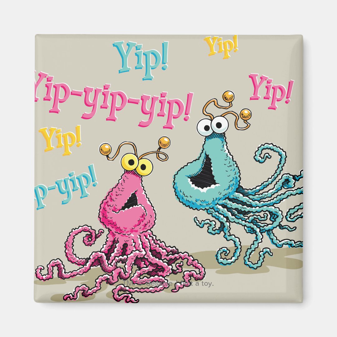 Vintage Yip-Yips Magnet | Zazzle