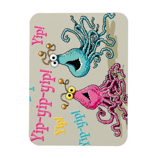 Vintage Yip-Yips Magnet | Zazzle