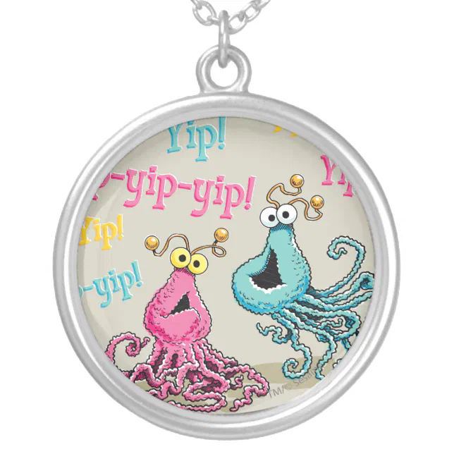 Vintage Yip-Yips Silver Plated Necklace | Zazzle