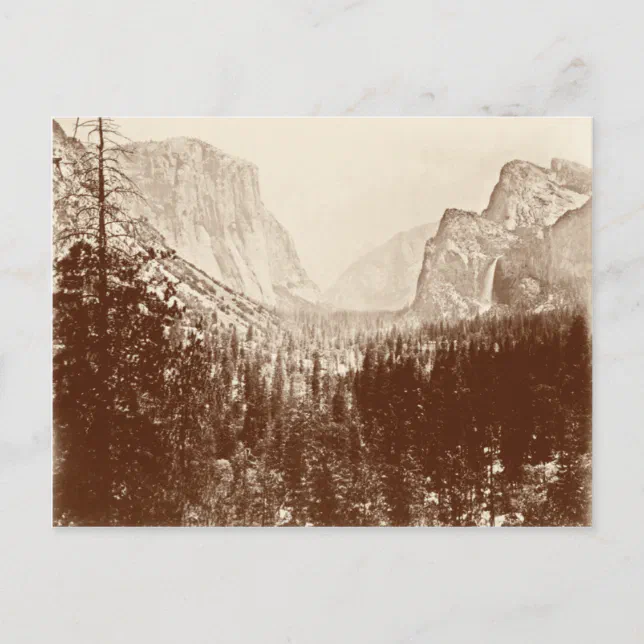 Vintage Yosemite National Park Postcard | Zazzle