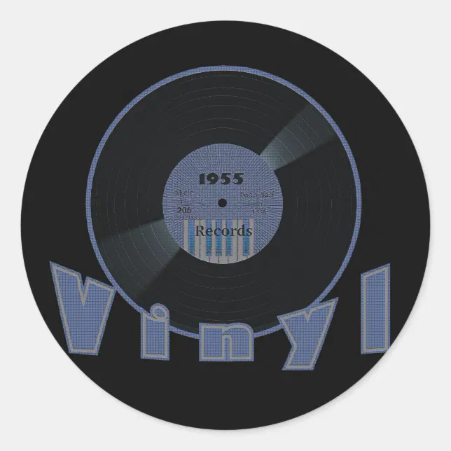 VINYL 33 RPM Record 1955 Label | Zazzle