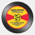 Vinyl 45 Record Label Individual Personalized | Zazzle