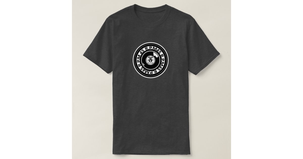 vinyl-45-rpm-record-black-white-t-shirt-zazzle