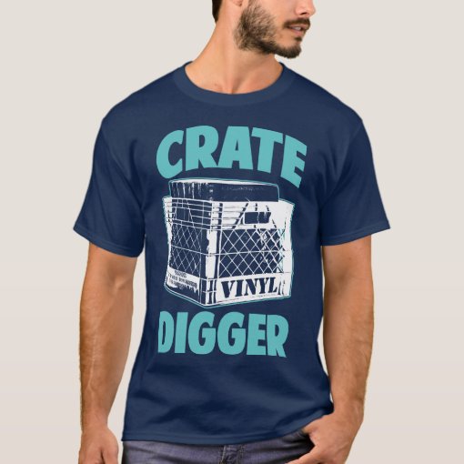 Vinyl Addict Junkie Crate Digger DJ Humor T-Shirt | Zazzle