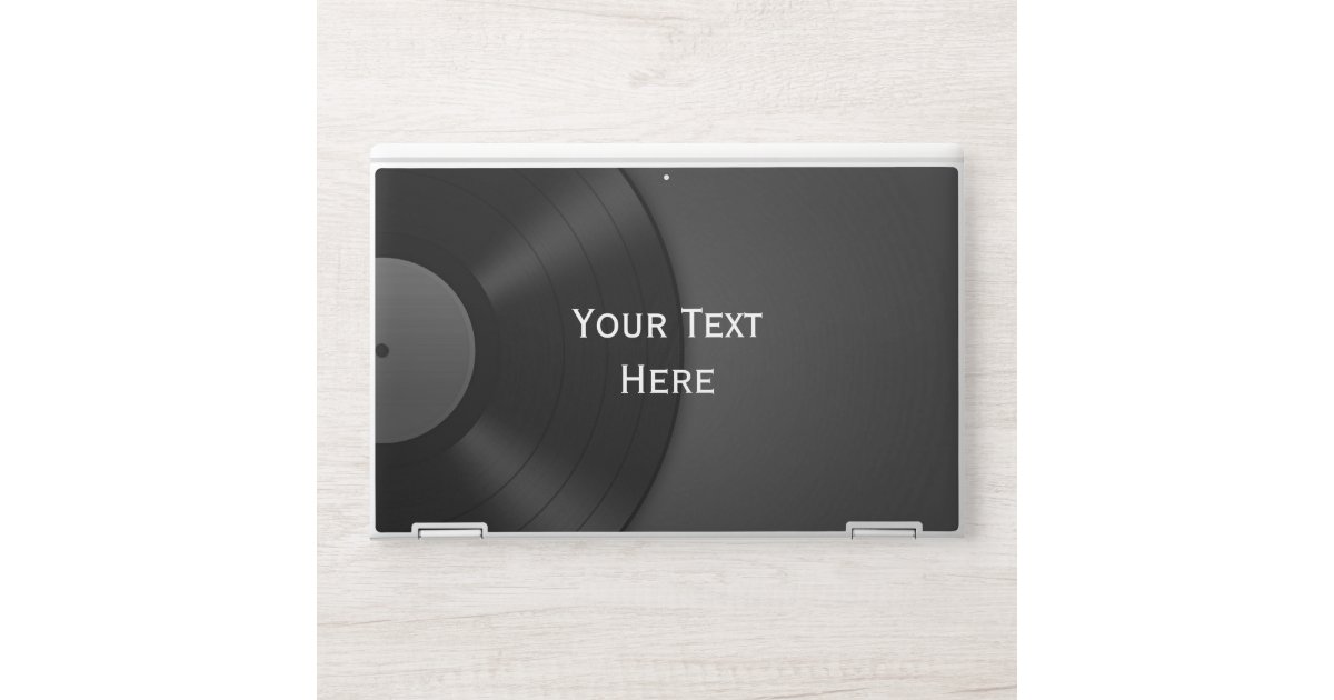 Vinyl Background HP Laptop Skin | Zazzle