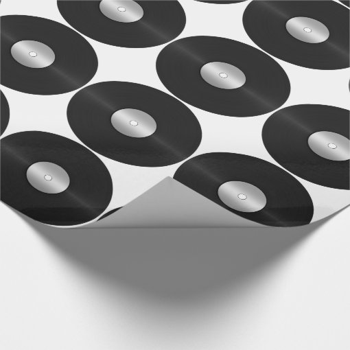 Vinyl-Look LP Record Wrapping Paper | Zazzle