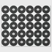 Vinyl-Look LP Record Wrapping Paper | Zazzle