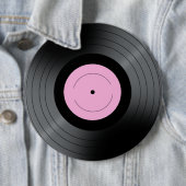 Vinyl record button | Zazzle