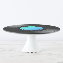 Vinyl Record Cake Plate | Zazzle