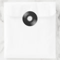 Vinyl Record Classic Round Sticker | Zazzle