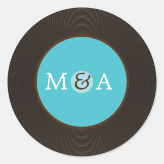 Vinyl Record Stickers | Zazzle