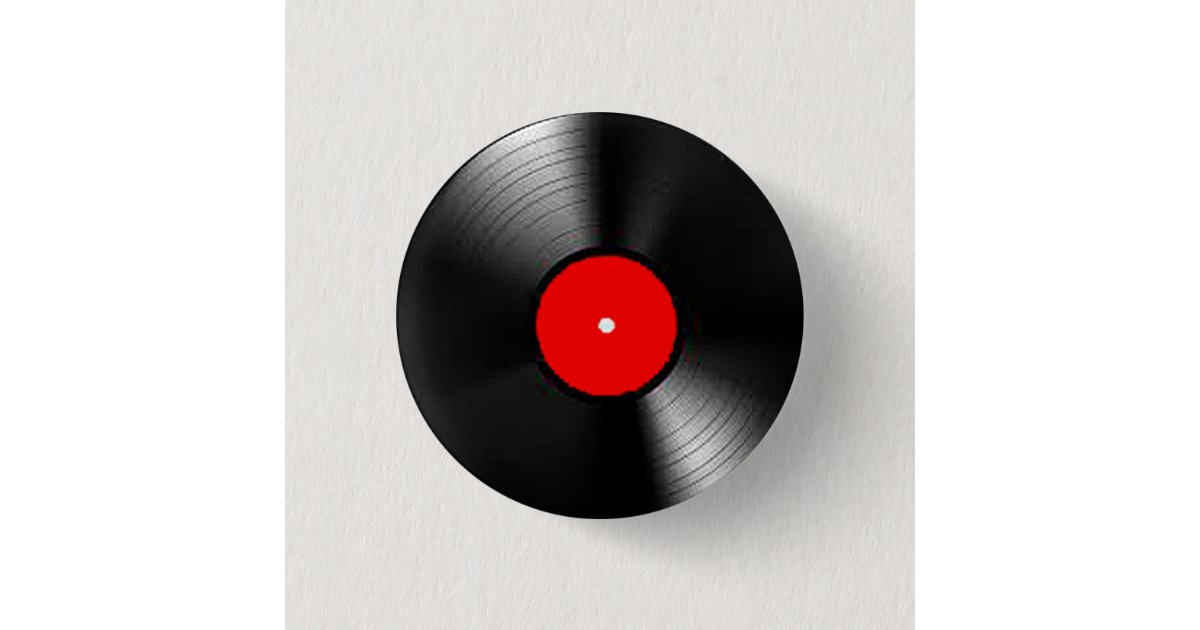 "Vinyl Record" gifts and products Button | Zazzle