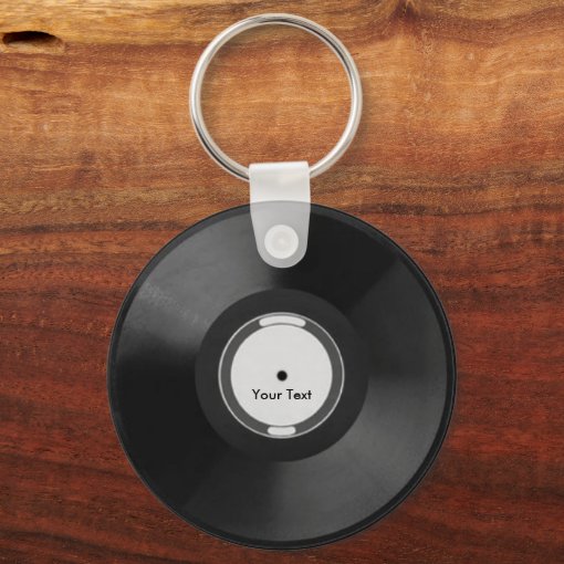 Vinyl.Record Keychain | Zazzle