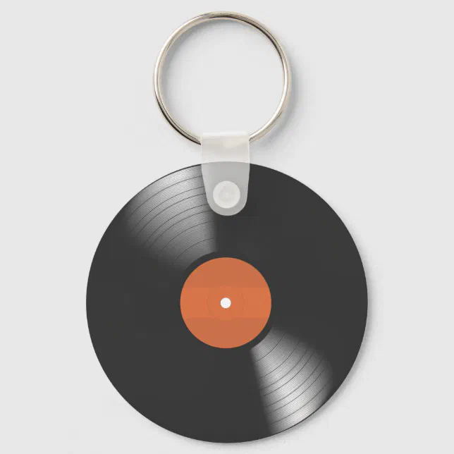 Vinyl Record Keychain | Zazzle