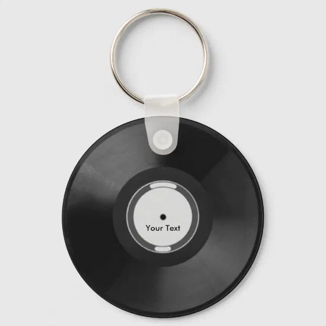 Vinyl.Record Keychain | Zazzle