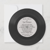 vinyl record photo wedding Invitation | Zazzle