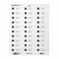 Vinyl Record Return Address Label | Zazzle
