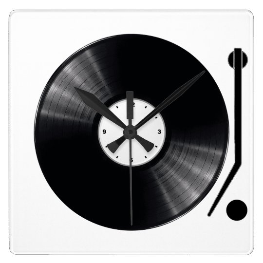Vinyl Record Wall Clock | Zazzle.com