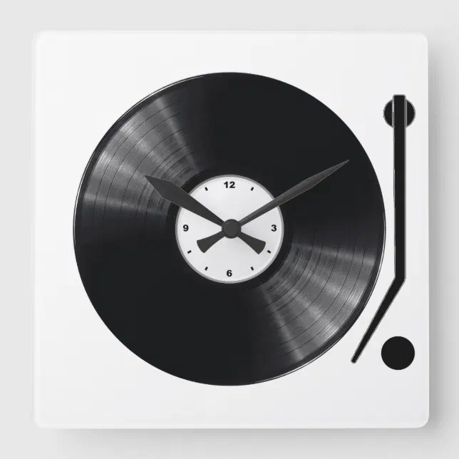 Vinyl Record Wall Clock | Zazzle