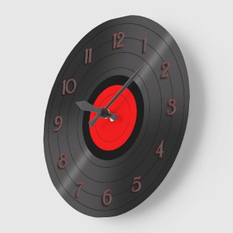 Vinyl Record Wall Clock | Zazzle