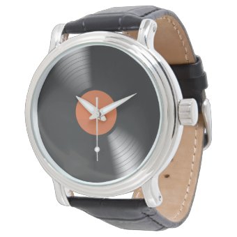 Vinyl Record Watch | Zazzle