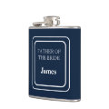 Vinyl Wrapped Flask-Father of Bride Flask | Zazzle
