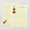Viola Violin Music Teacher Musician Thank You Card | Zazzle
