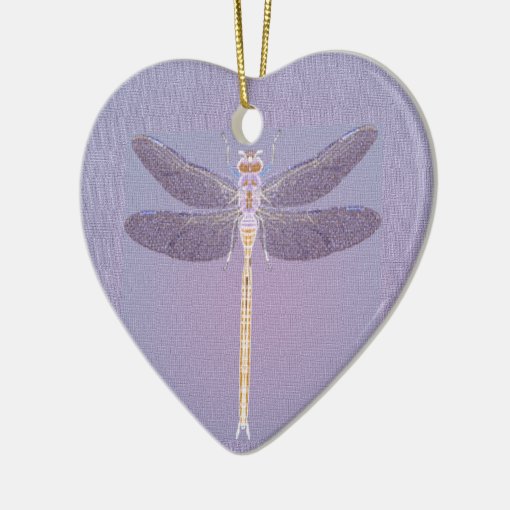 Violet Dragonfly Ornament | Zazzle