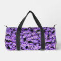 Violet Flowers Beautiful Violets Duffle Bag | Zazzle