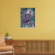 Violet Night Fairy Art by Molly Harrison Poster | Zazzle