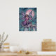 Violet Night Fairy Art by Molly Harrison Poster | Zazzle