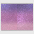 Violet Princess Blush Pink Triple Glitter Ombre Wrapping Paper | Zazzle