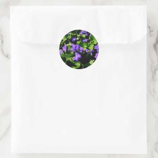 Violet Stickers | Zazzle