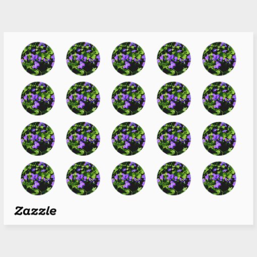 Violet Stickers | Zazzle