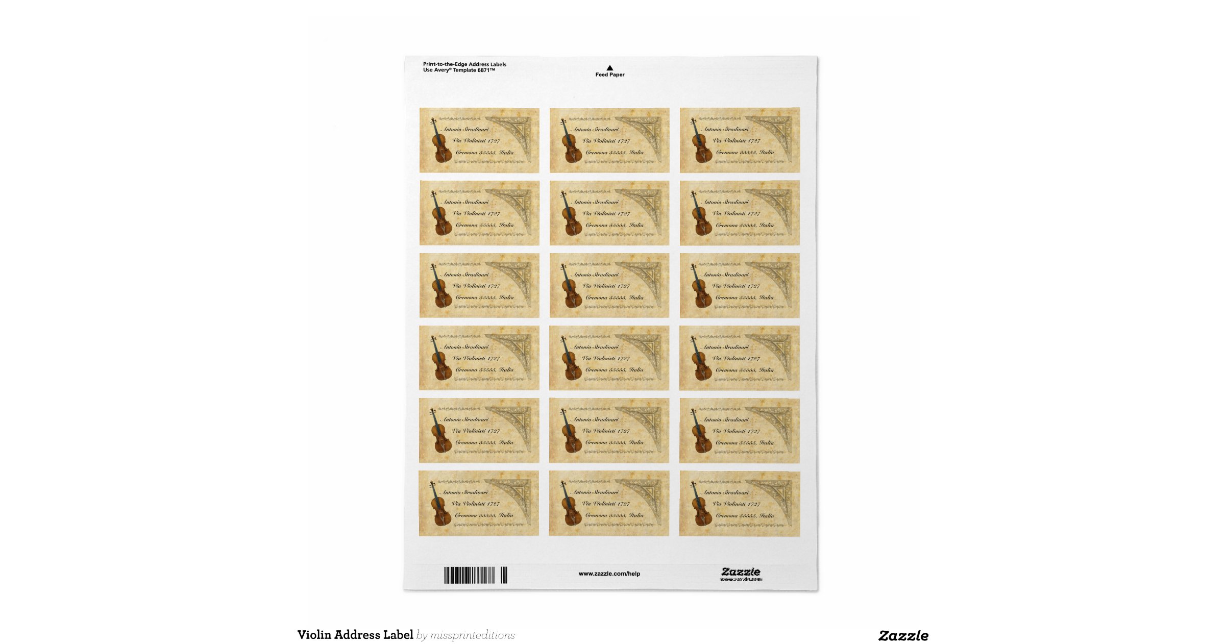 violin_address_label-r0cf834f5f8d64915bbe3364f7b736984_v11my_8byvr_1200 ...