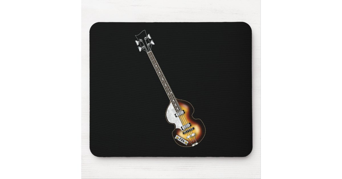 Violin Bass Guitar Mouse Pad | Zazzle