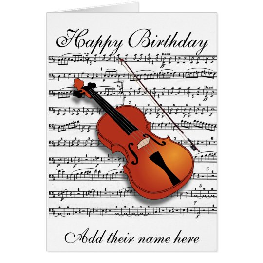 Violin Lover_ Card | Zazzle.com