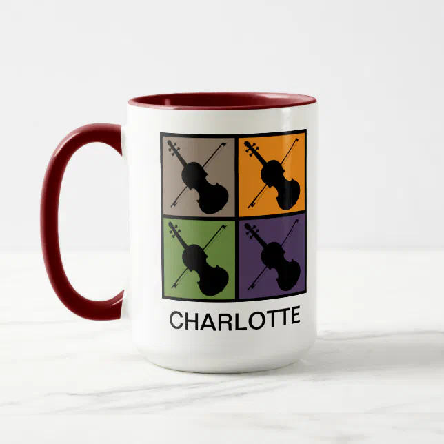 Violin Music Personalized Mug | Zazzle