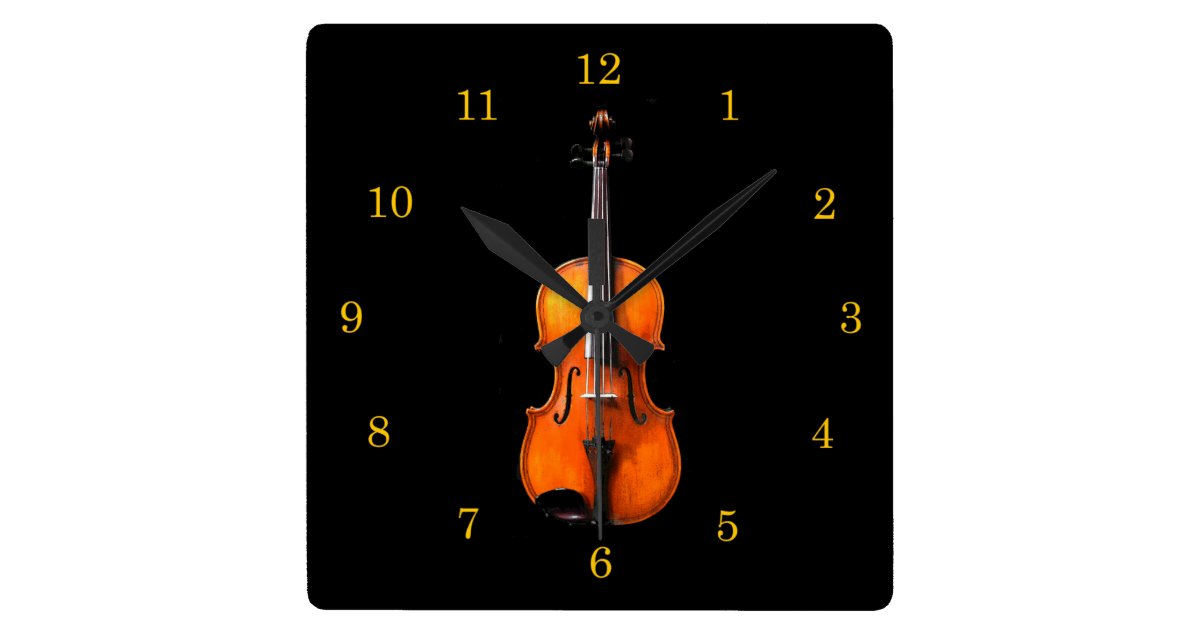 Violin or Viola Clock | Zazzle.com