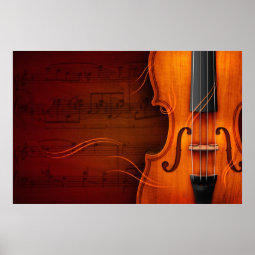 Violin Poster | Zazzle