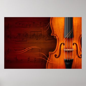 Violin Poster | Zazzle