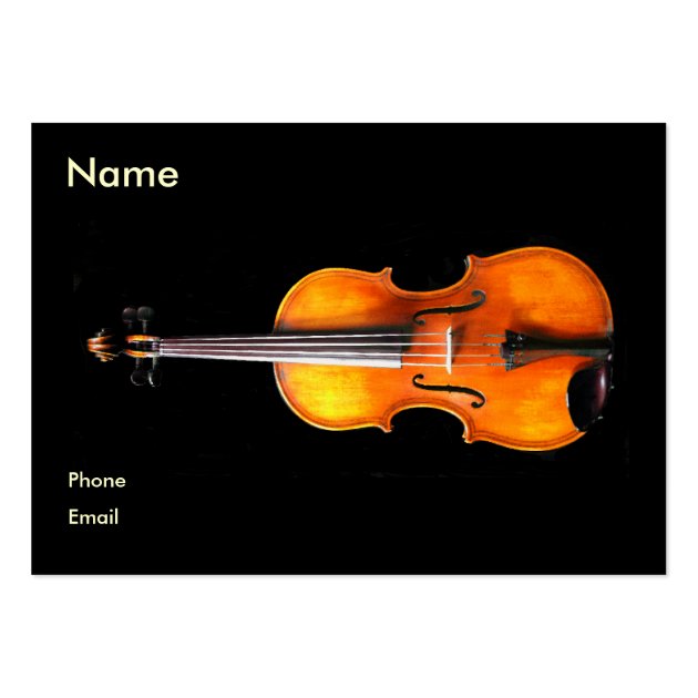 Violin/viola Profile Card by Leslie Harlow Business Card
