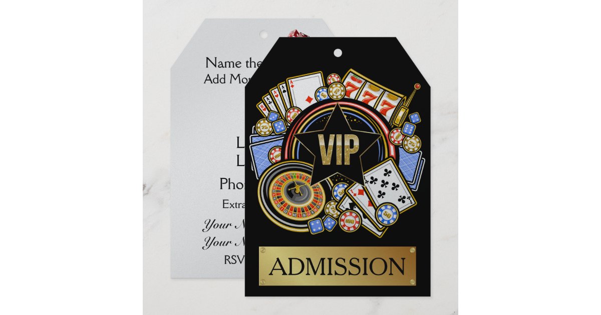 VIP Admission Invitation | Zazzle