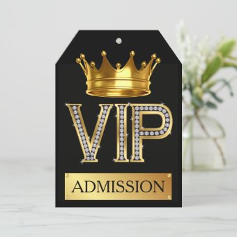 VIP Admission Invitation | Zazzle