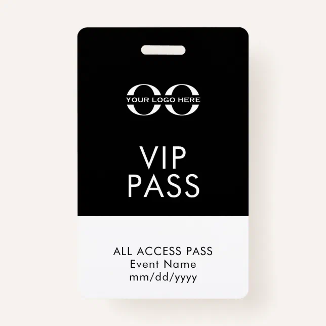 VIP All Access Event Badge | Zazzle